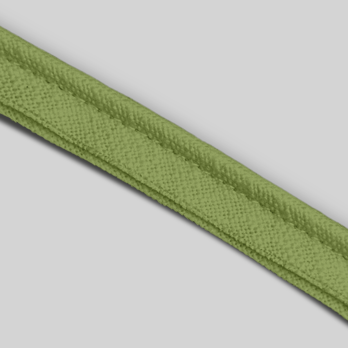 Solid Cotton Blend Welt Sample in Green | Centro Decor